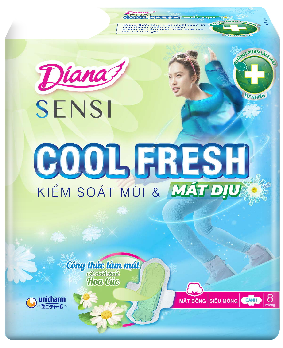 Diana SENSI Cool Fresh Mát Dịu