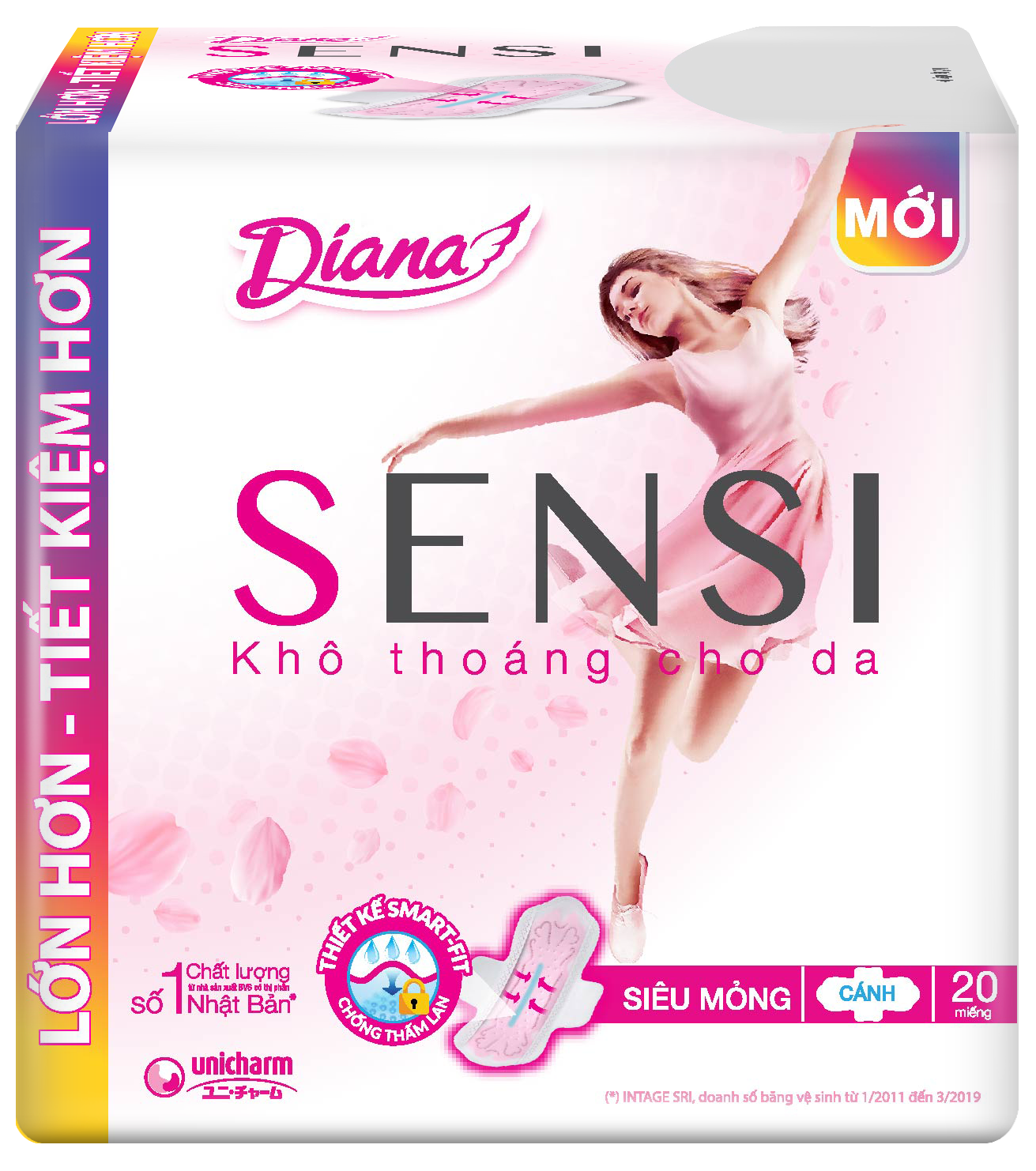 Diana SENSI Siêu Mỏng Cánh